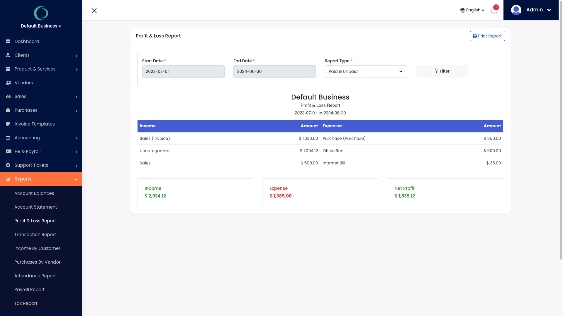 Dot Accounts Lite - Billing & Accounting Software by Hobby-Tech | CodeCanyon
