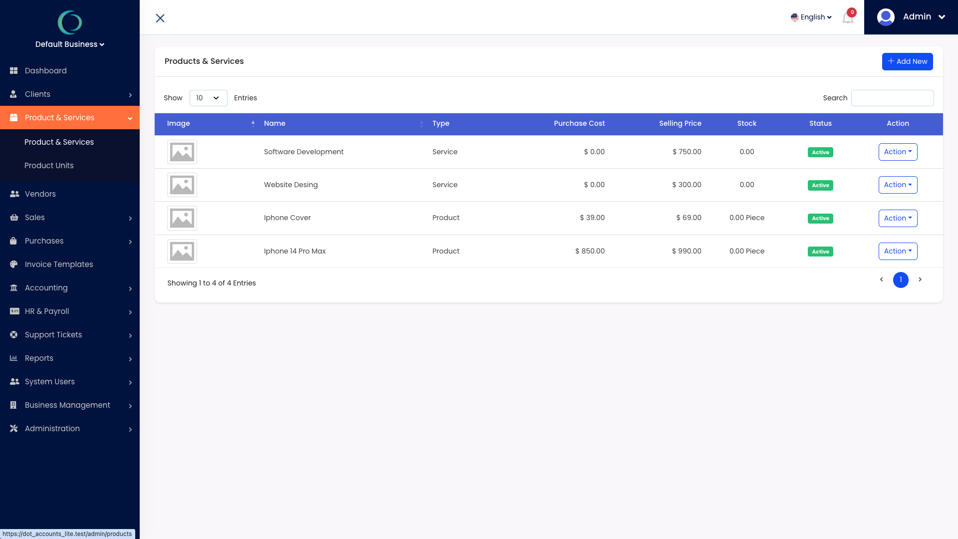 Dot Accounts Lite - Billing & Accounting Software by Hobby-Tech | CodeCanyon