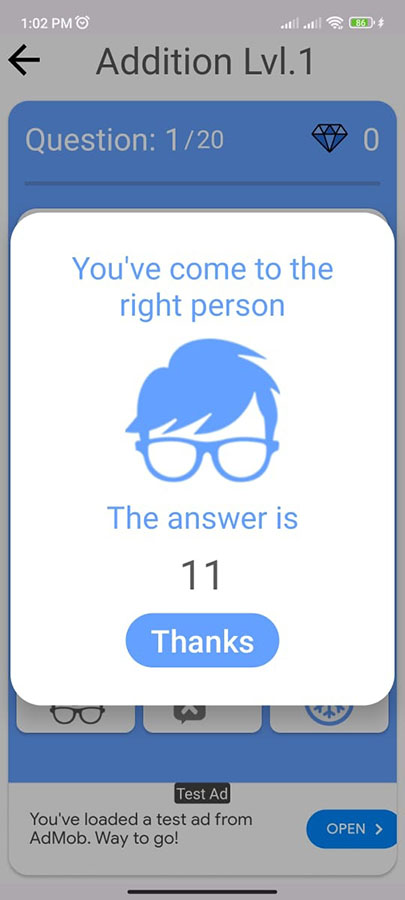Math Mania | Math Quiz Game for kids by Noursal | CodeCanyon