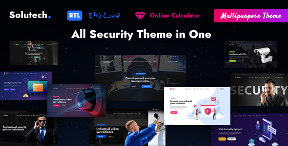 Solutech - Security & CCTV WordPress Theme by pix-theme | ThemeForest