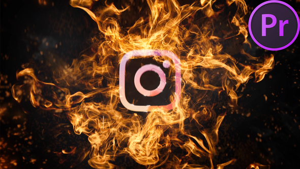 Fire Explosion Logo 2 for Premiere Pro, Premiere Pro Templates | VideoHive