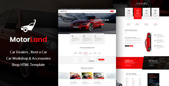 Motorland - Car Dealer HTML Template by Templines | ThemeForest