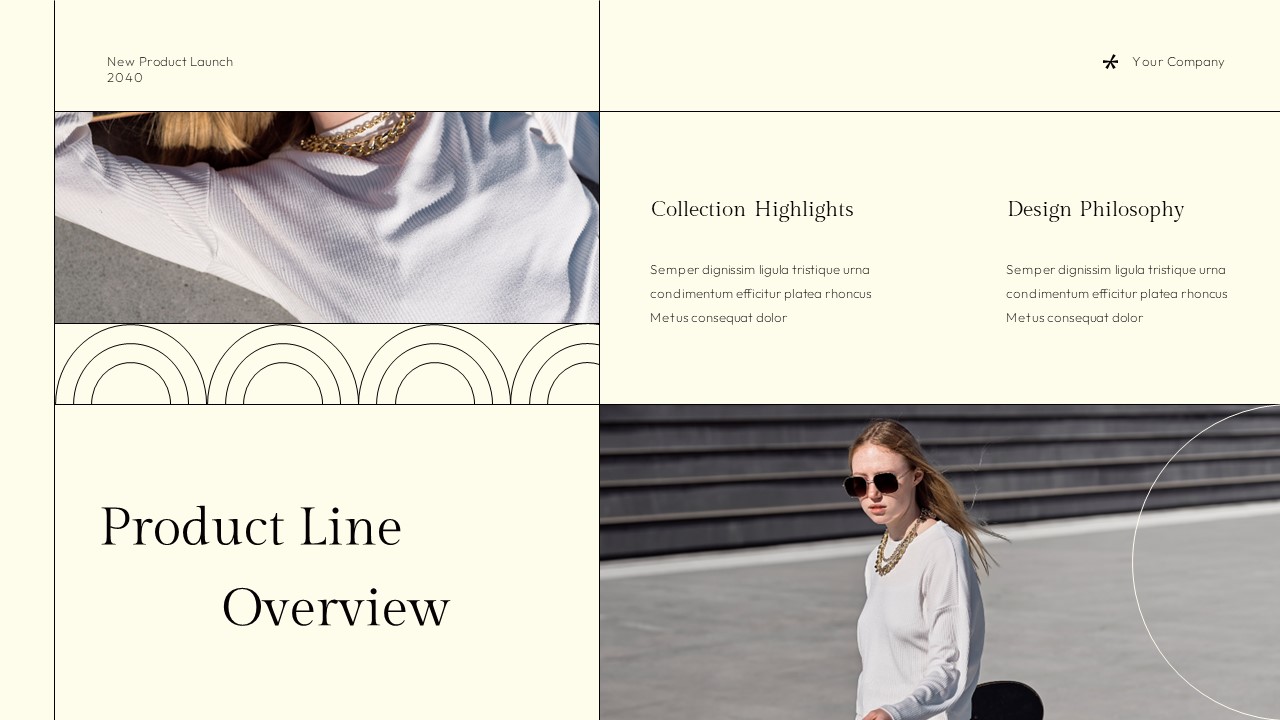 Cream Brown Minimalist Product Launch Keynote, Presentation Templates