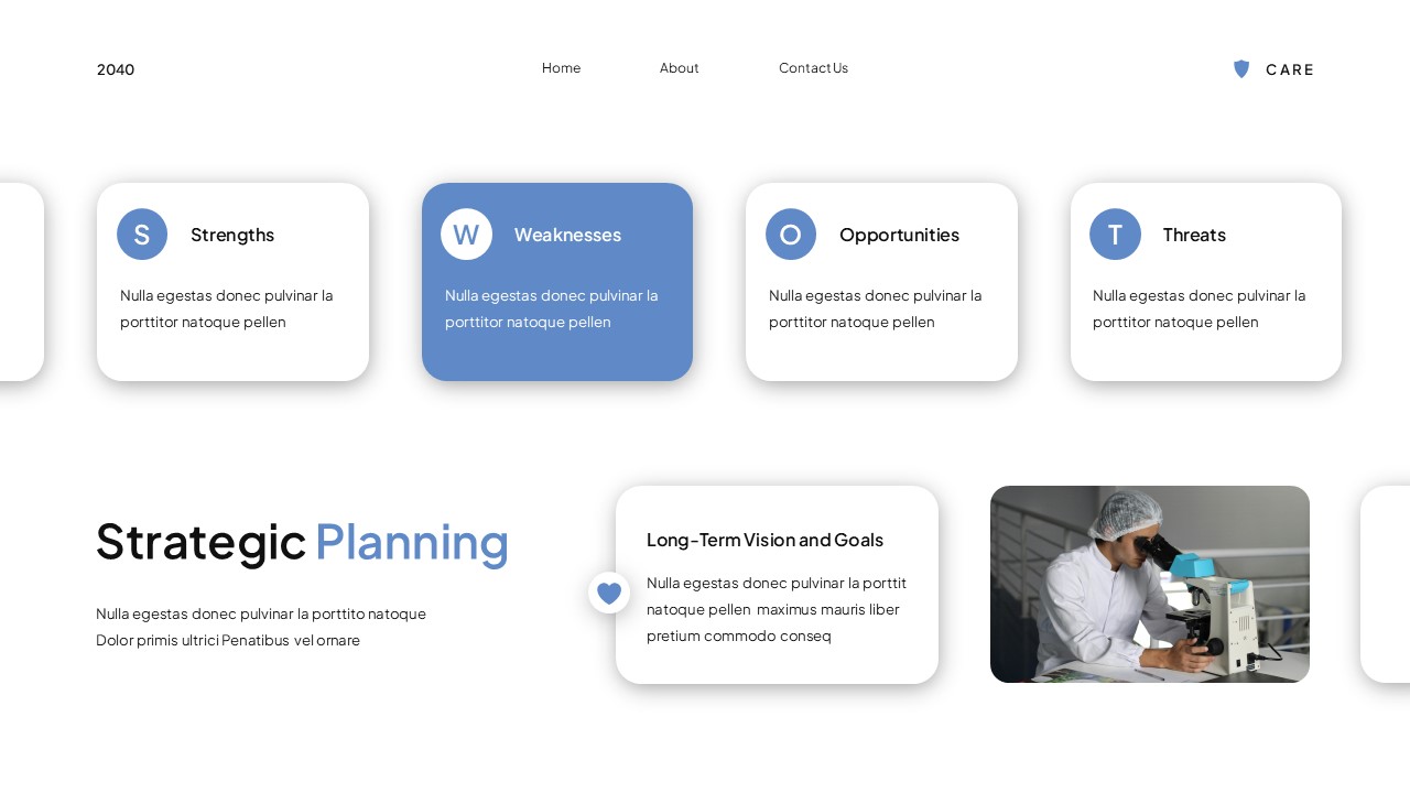White Blue Modern Consultant Management Presentation, Presentation ...