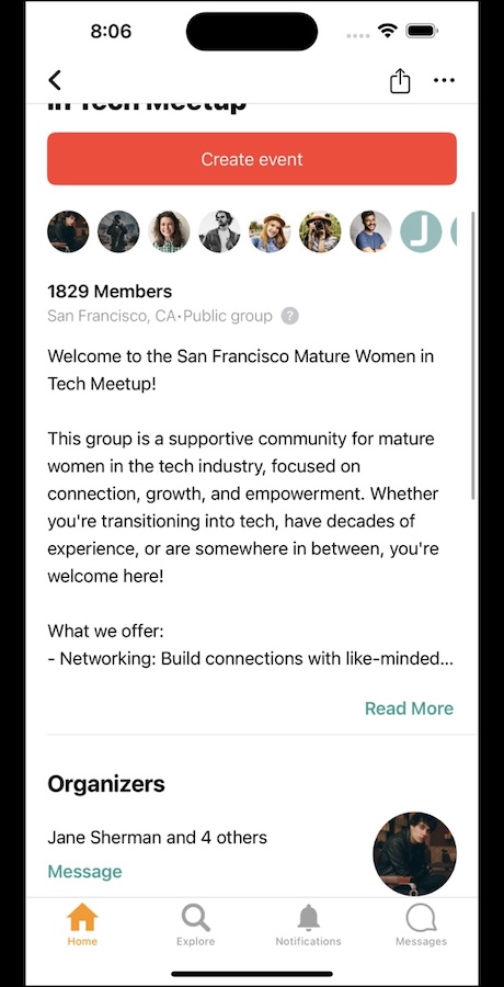 Meetup App Clone UI Template by knobapps | CodeCanyon