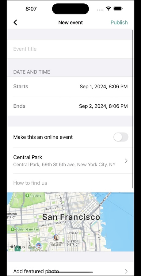 Meetup App Clone UI Template by knobapps | CodeCanyon
