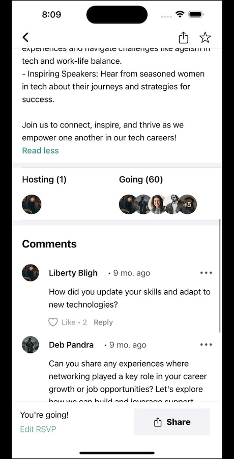 Meetup App Clone UI Template by knobapps | CodeCanyon