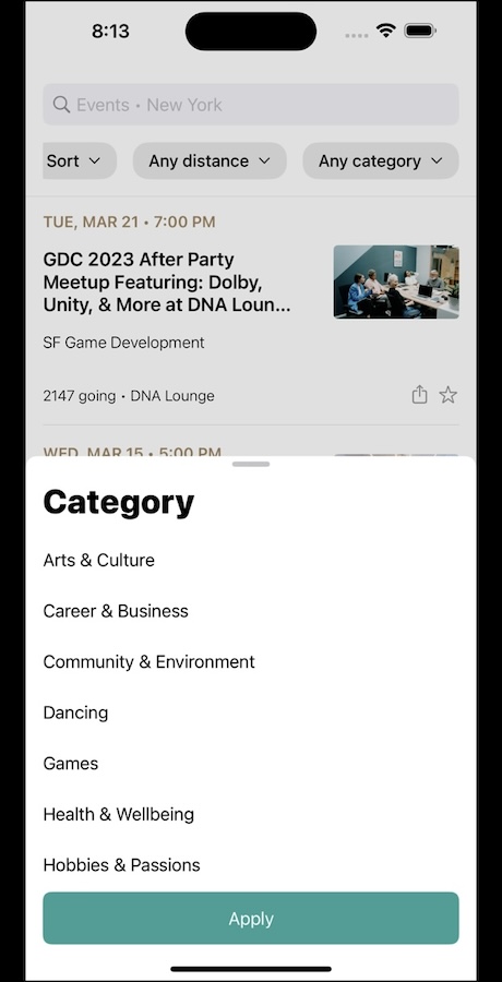 Meetup App Clone UI Template by knobapps | CodeCanyon
