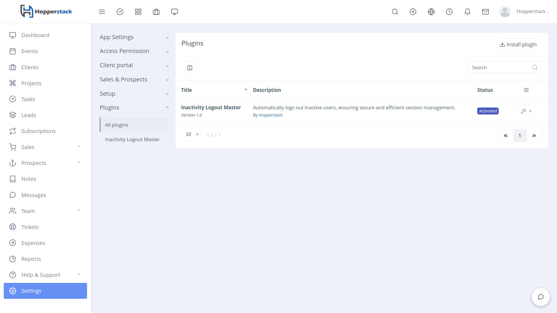Inactivity Logout Master plugin for RISE CRM by Hopperstack | CodeCanyon Inactivity Logout Master plugin for RISE CRM by Hopperstack | CodeCanyon