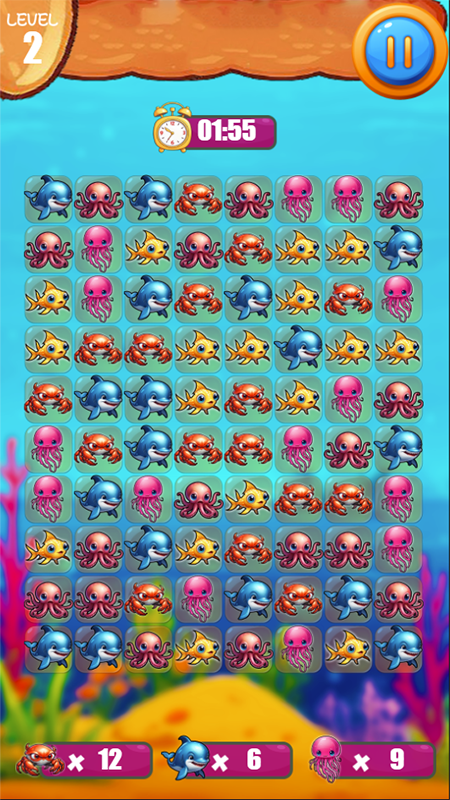 Sea Life Shuffle - HTML5 Construct3 Game by Otam-Games-Studio | CodeCanyon