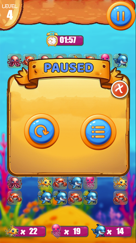 Sea Life Shuffle - HTML5 Construct3 Game by Otam-Games-Studio | CodeCanyon