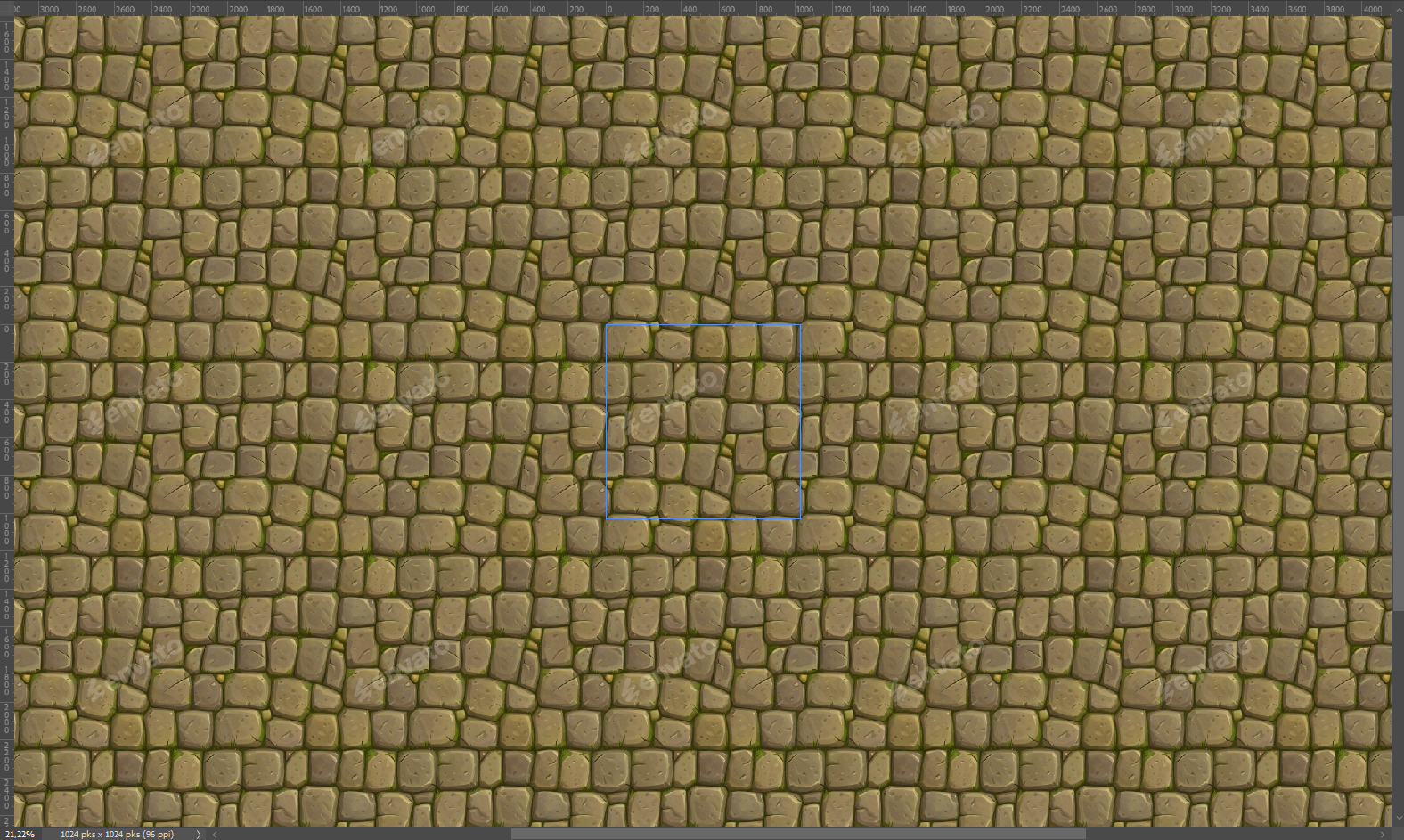 100 different seamless hand painted grassy stone ground pictures by ...