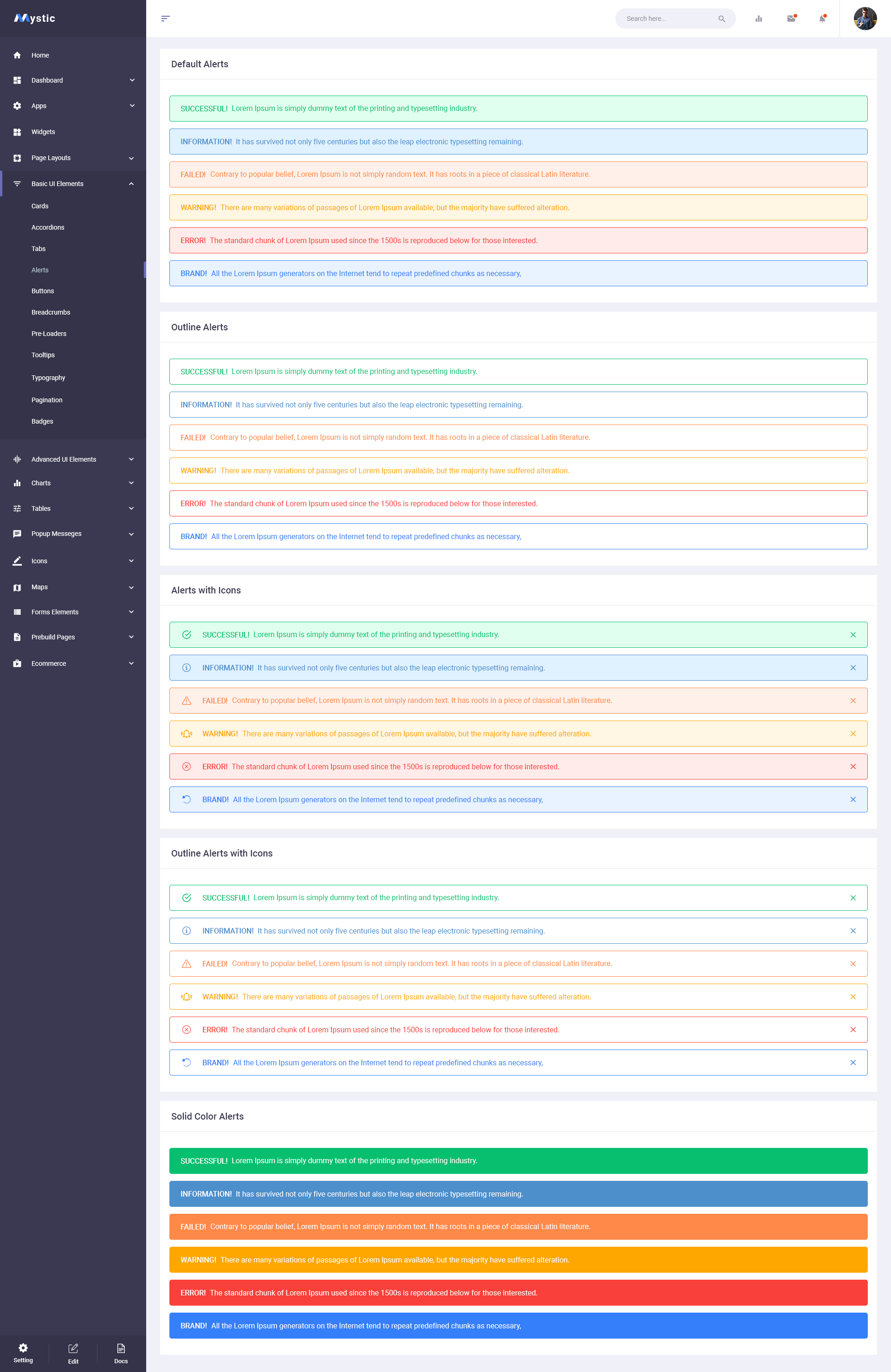 Mystic | Admin Dashboard XD Template by metropolitantheme | ThemeForest