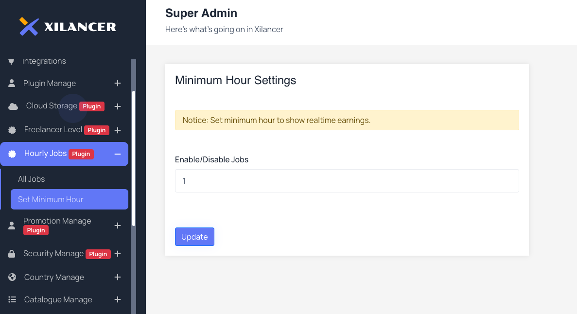 Hourly Hiring Plugin for Xilancer – Freelancer Marketplace Platform by xgenious