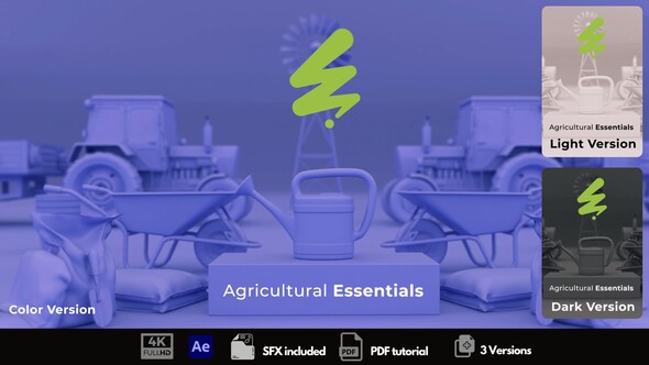 Agricultural Essentials Intro, After Effects Project Files | VideoHive
