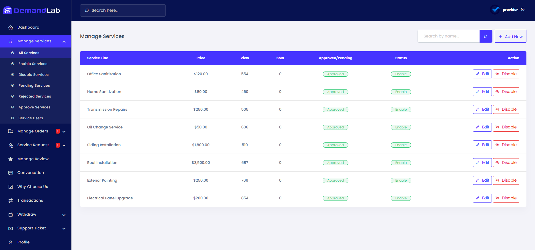 DemandLab - Multivendor Home Service Platform | Flutter App + Admin ...