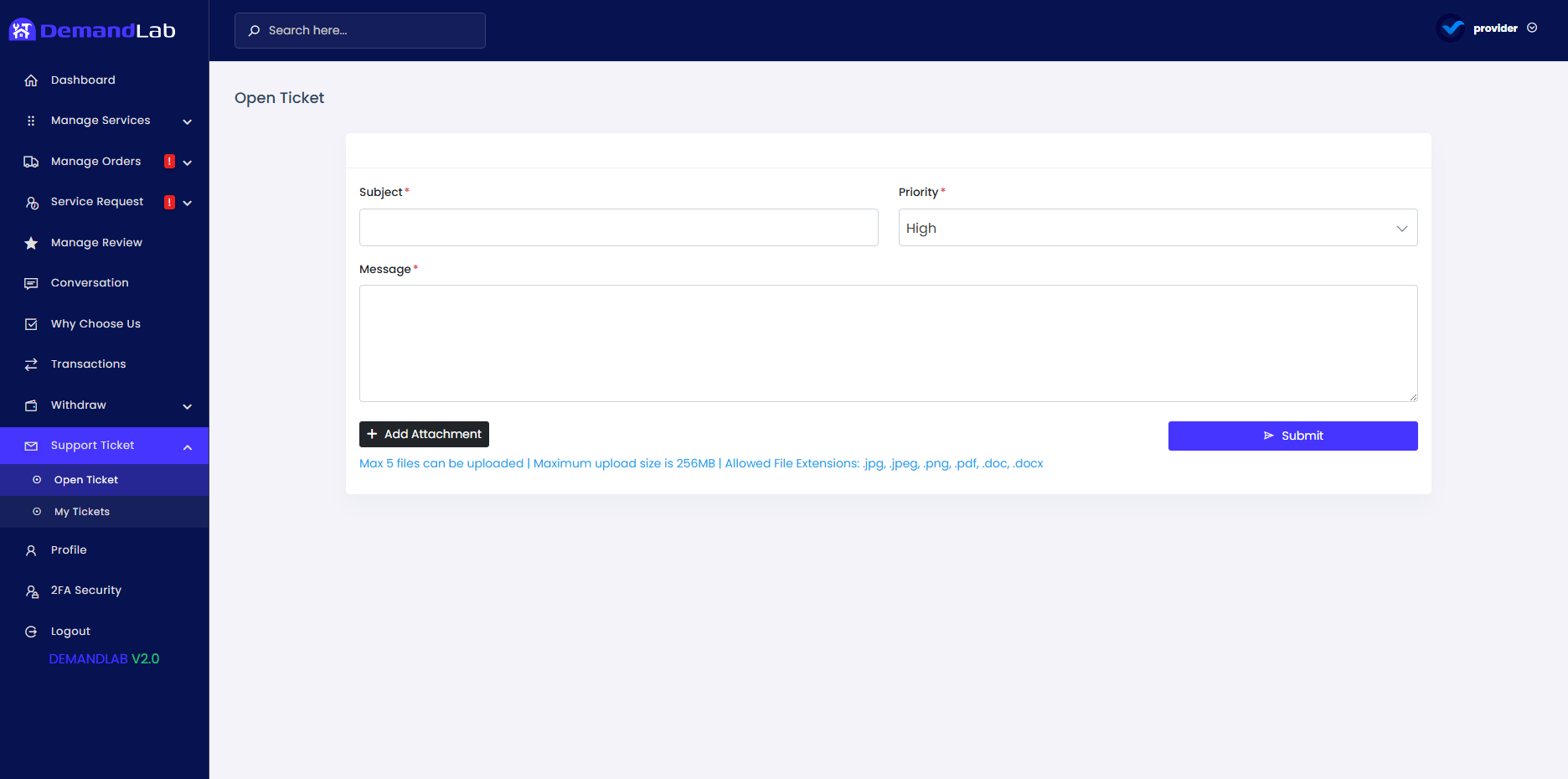 DemandLab - Multivendor Home Service Platform | Flutter App + Admin ...