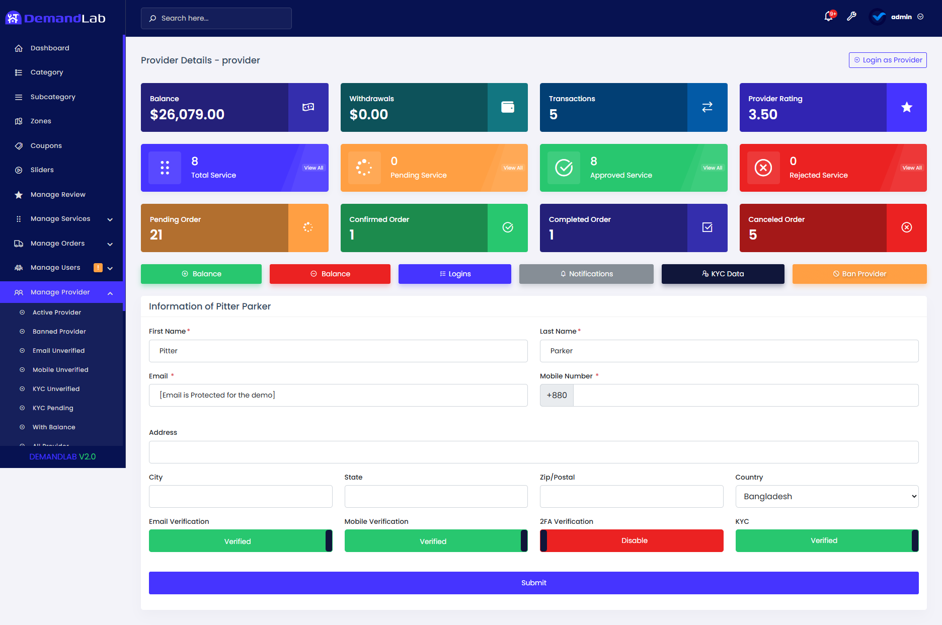 DemandLab - Multivendor Home Service Platform | Flutter App + Admin ...