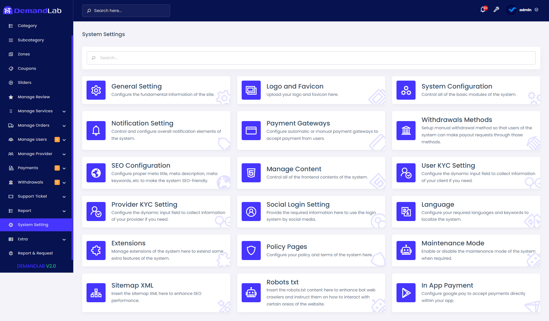 DemandLab - Multivendor Home Service Platform | Flutter App + Admin ...