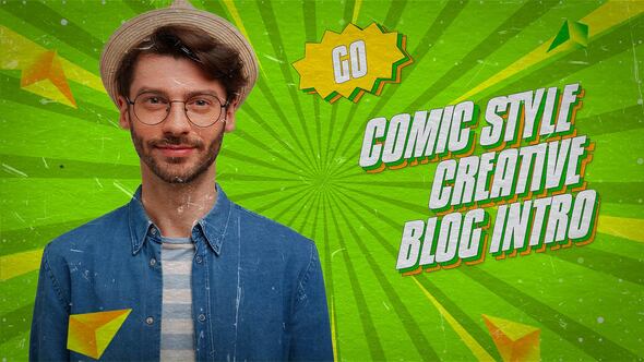 Comic Style Blog Intro, After Effects Project Files | VideoHive