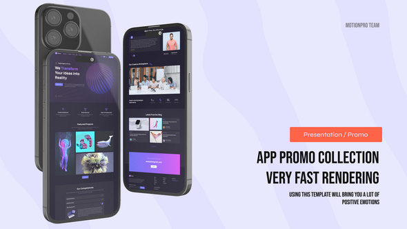 App Promo Phone Mockup, Premiere Pro Templates | VideoHive