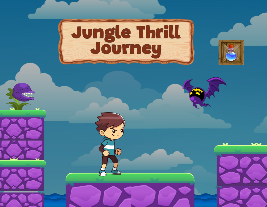 Jungle Thrill Journey - HTML5 Game with Admob Monetization by Nimboos_Apps