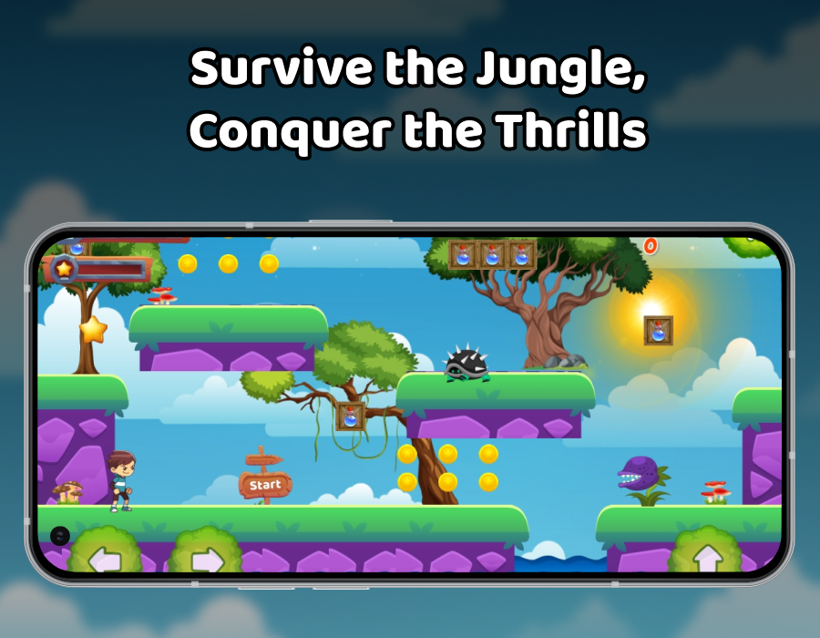 Jungle Thrill Journey - HTML5 Game with Admob Monetization by Nimboos_Apps