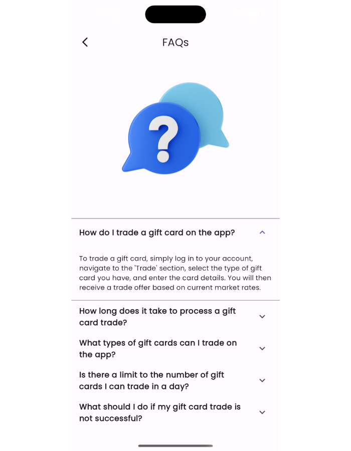 theGifta: Gift Card trading, Creating and Redeeming Flutter App and ...