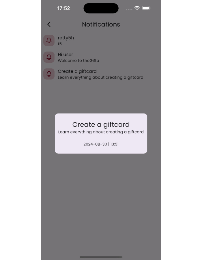 theGifta: Gift Card trading, Creating and Redeeming Flutter App and ...
