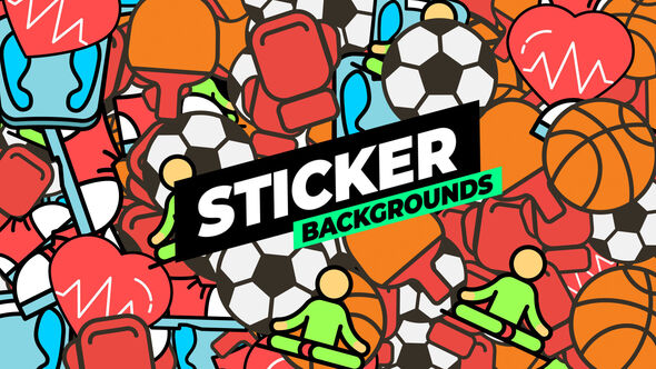 Sticker Backgrounds, After Effects Project Files | VideoHive