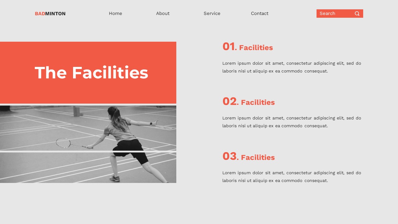 Badminton - Sport Google Slide Templates, Presentation Templates ...