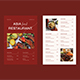 Red White Modern Minimalist Menu, Print Templates | GraphicRiver