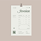 Cream Green Swiss Minimalist Invoice, Print Templates | GraphicRiver