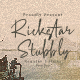 Rickstar Stubbly / Elegant Typeface, Fonts | GraphicRiver