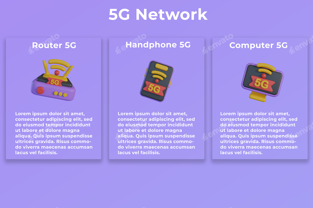 3D 5G Network Icon, Icons | GraphicRiver
