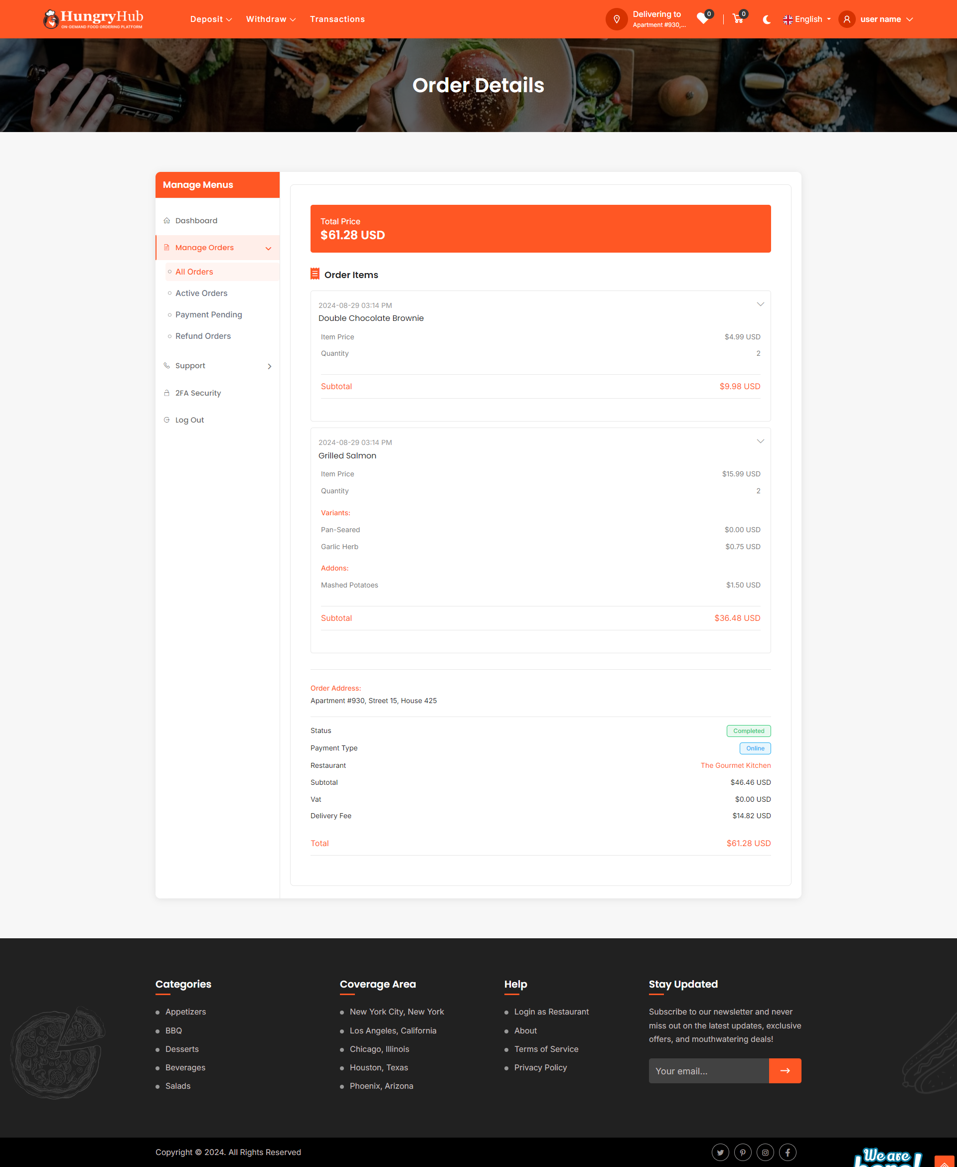 HungryHub - On Demand Food Ordering Platform by ViserLab | CodeCanyon