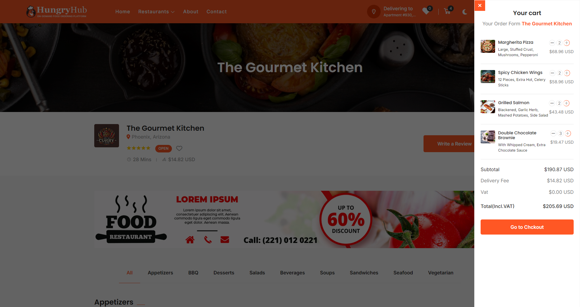 HungryHub - On Demand Food Ordering Platform by ViserLab | CodeCanyon