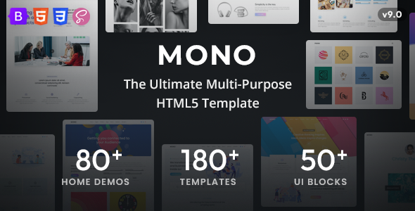 Mono - Multi-Purpose HTML5 Template by FlaTheme | ThemeForest