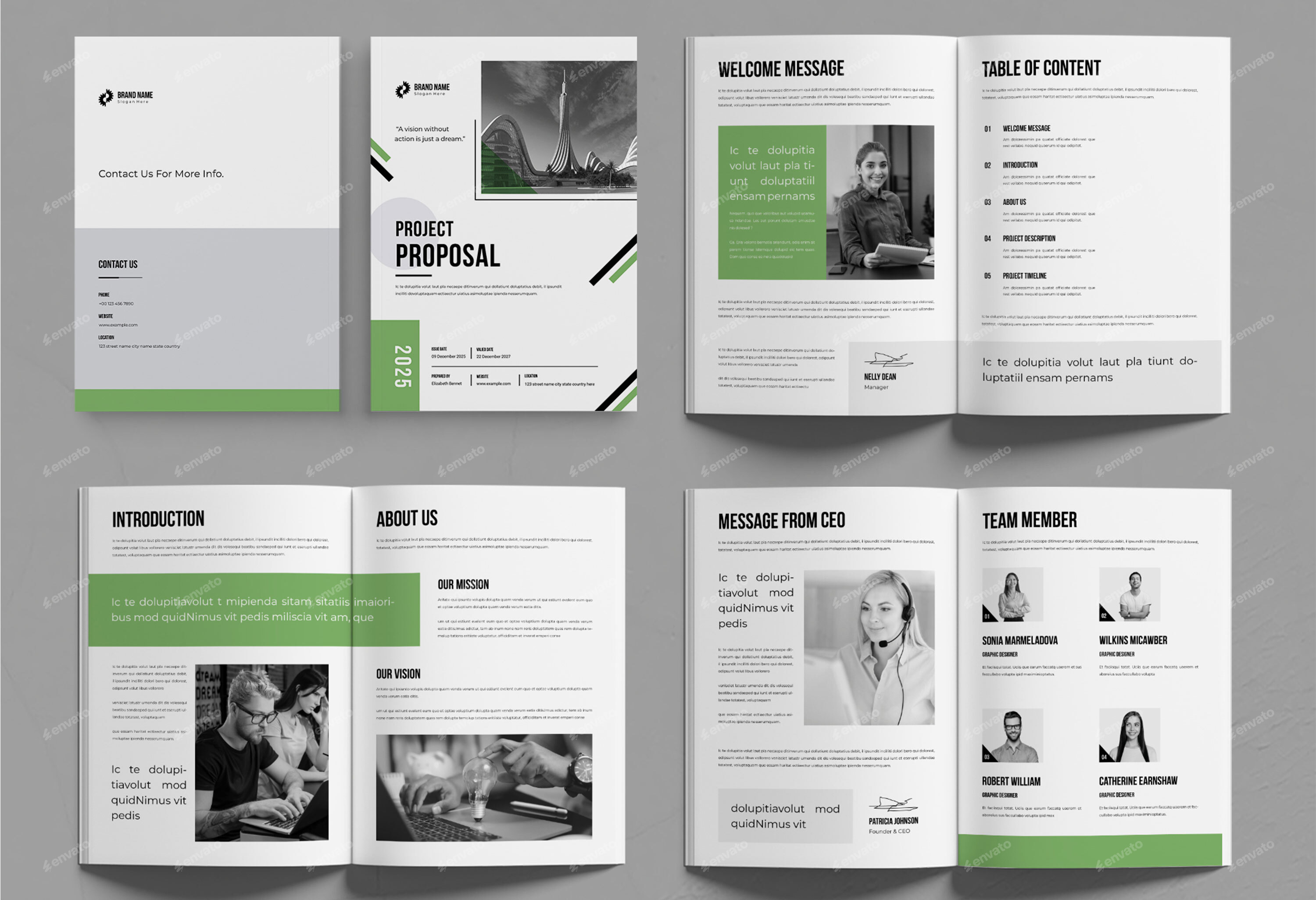 Project Proposal Layout, Print Templates | GraphicRiver