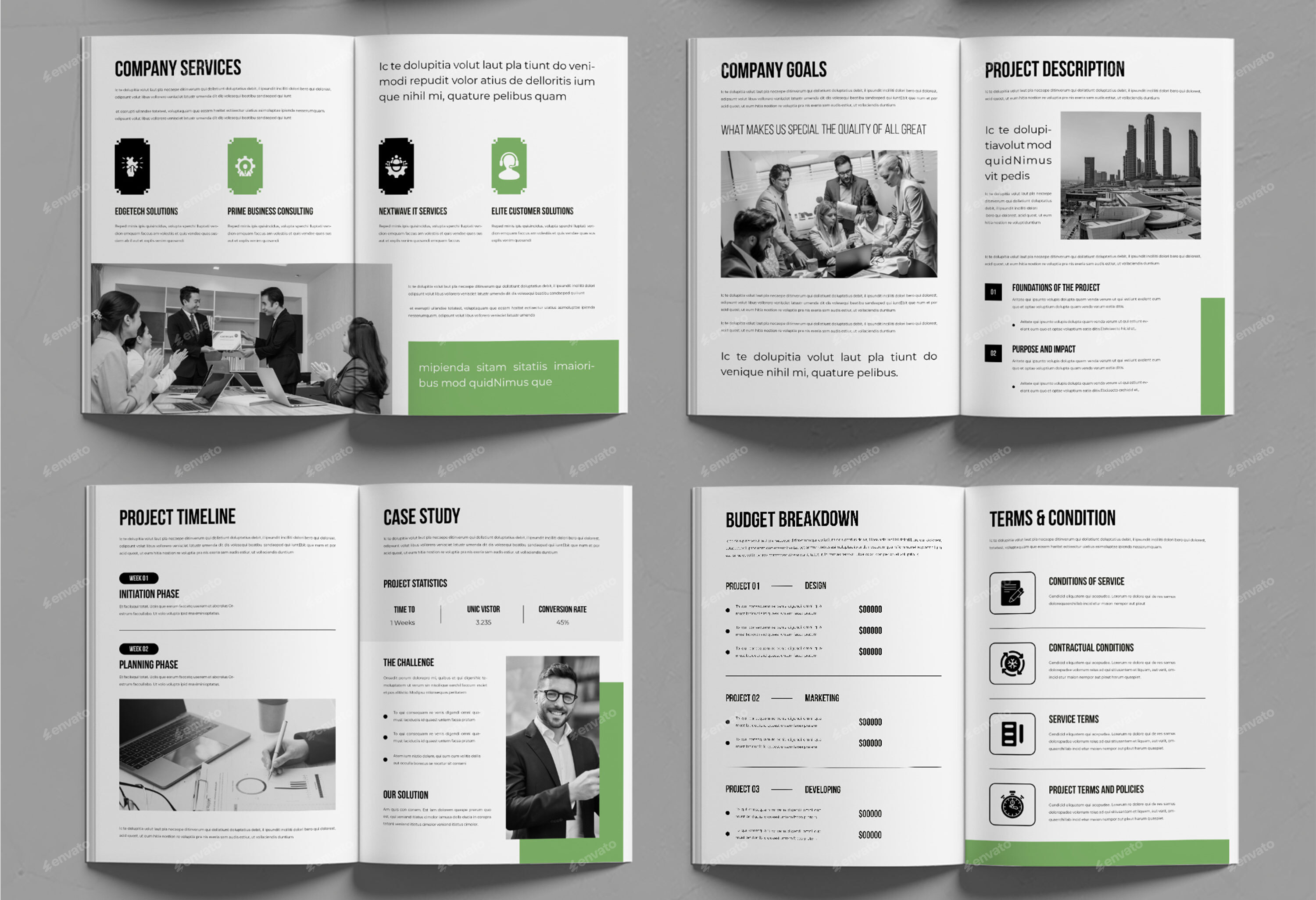 Project Proposal Layout, Print Templates | GraphicRiver