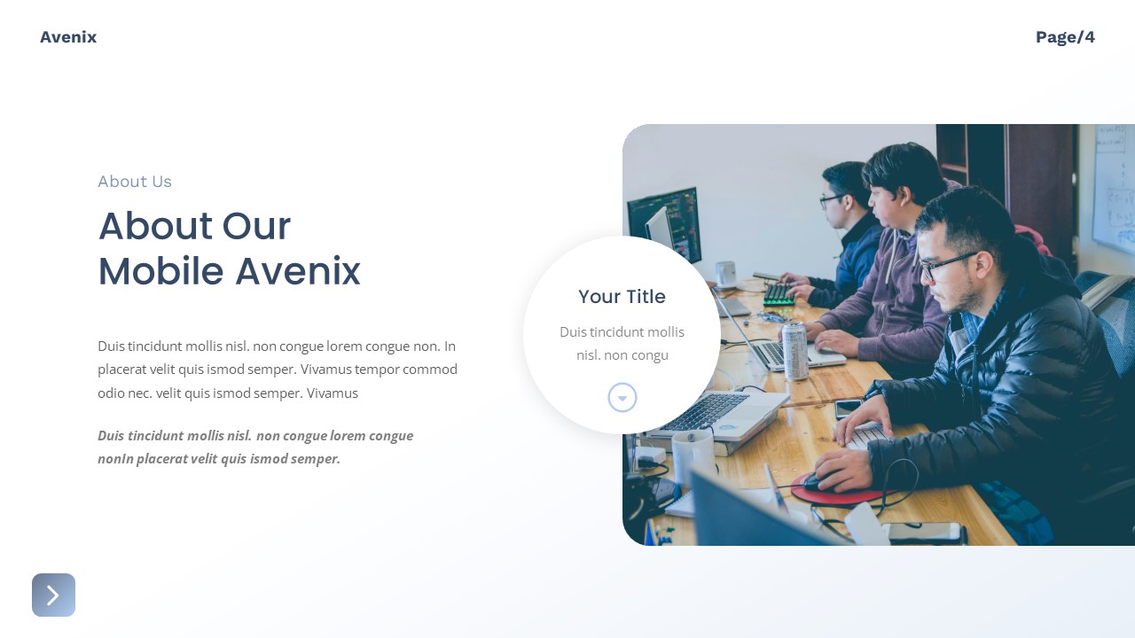 Avenix - UI/UX Mobile PowerPoint Template, Presentation Templates ...