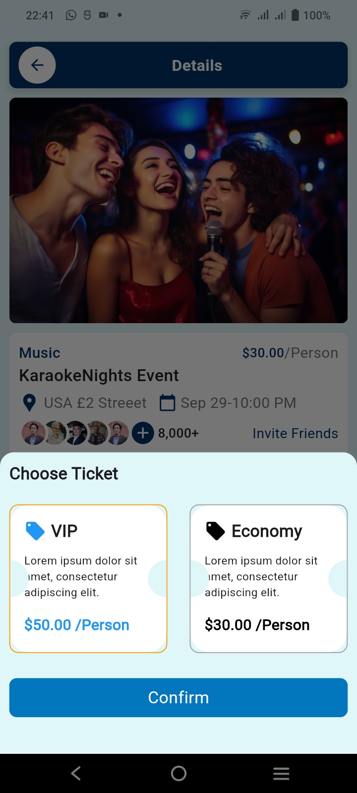 All Events Booking and Management Tickets Flutter App UI Template by ...