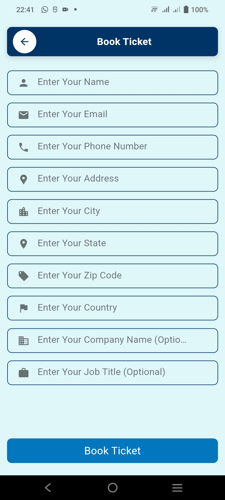 All Events Booking and Management Tickets Flutter App UI Template by ...