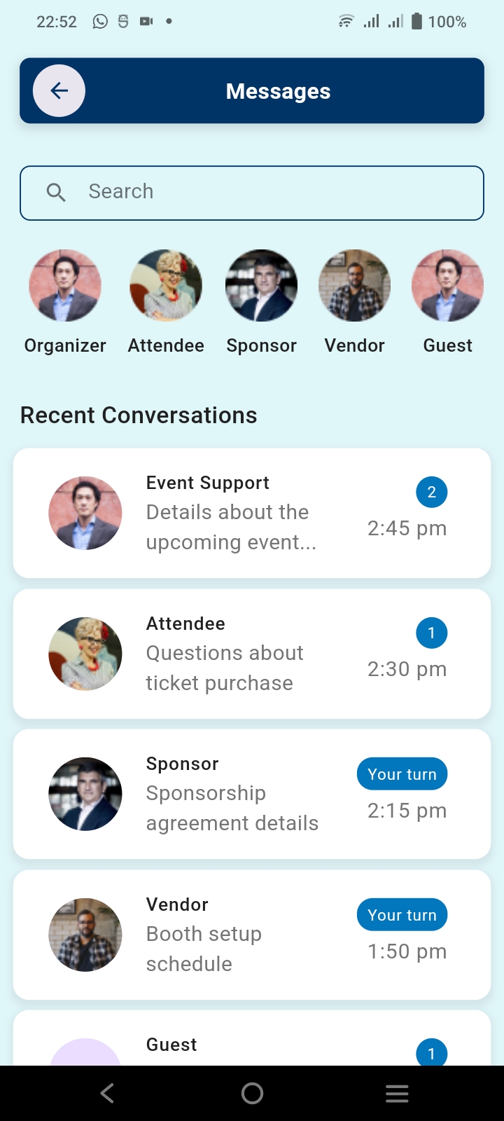 All Events Booking and Management Tickets Flutter App UI Template by ...