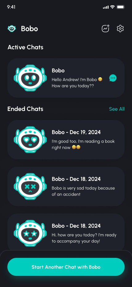 Bobo - Chatbot Messenger React Native Expo App Ui Kit by lalastudio12