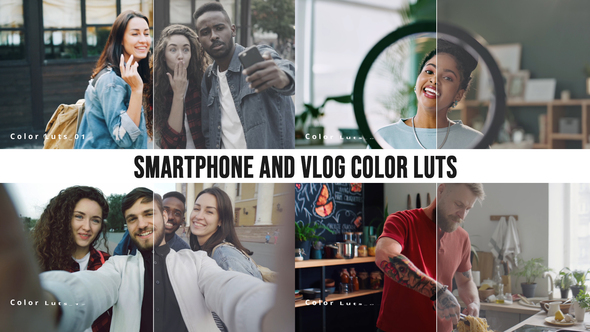 Smartphone and Vlog Color LUTs, DaVinci Resolve Templates | VideoHive