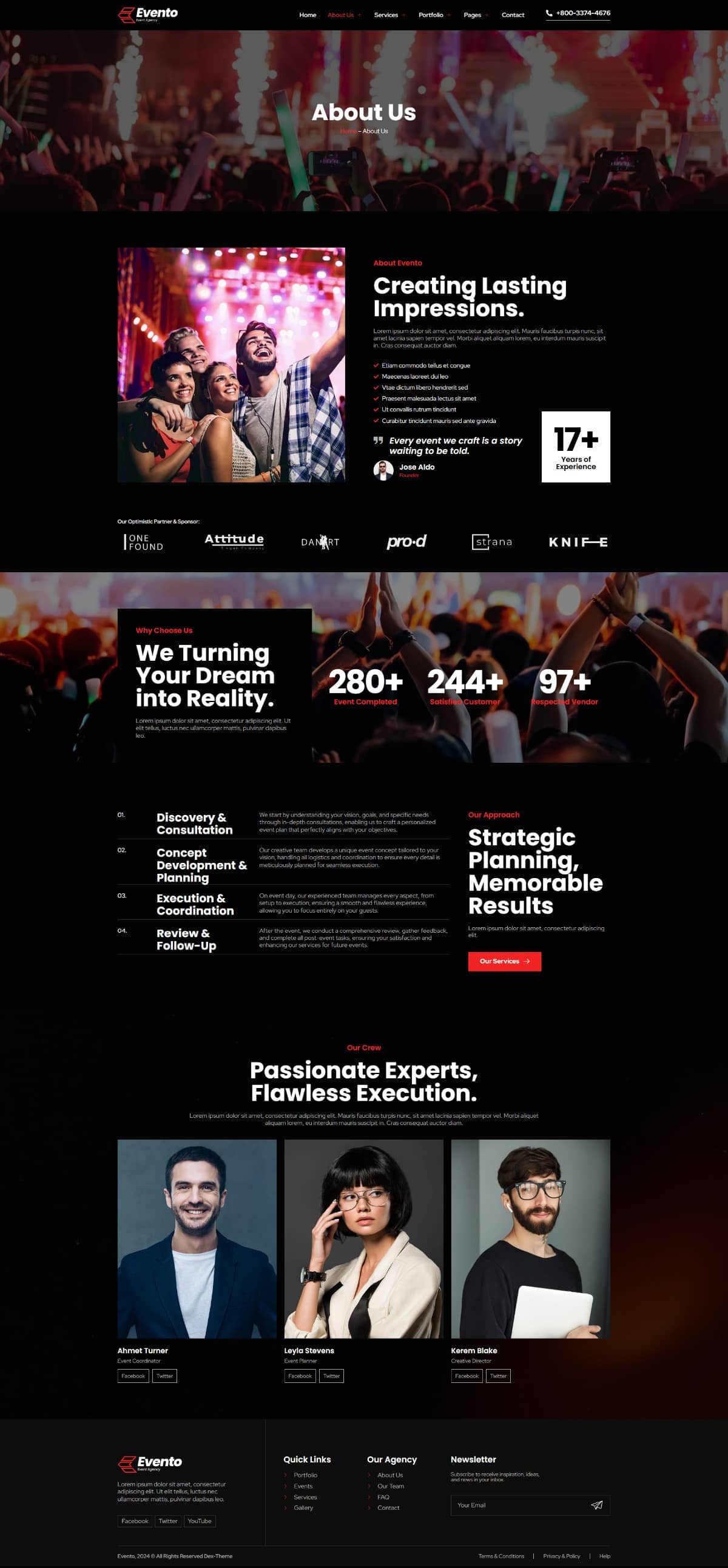 Evento - Event Agency Elementor Template Kit by Dex-Theme | ThemeForest