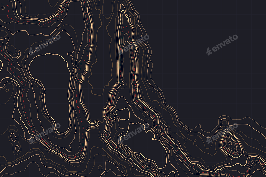Topographic Map Backgrounds, Graphics | GraphicRiver