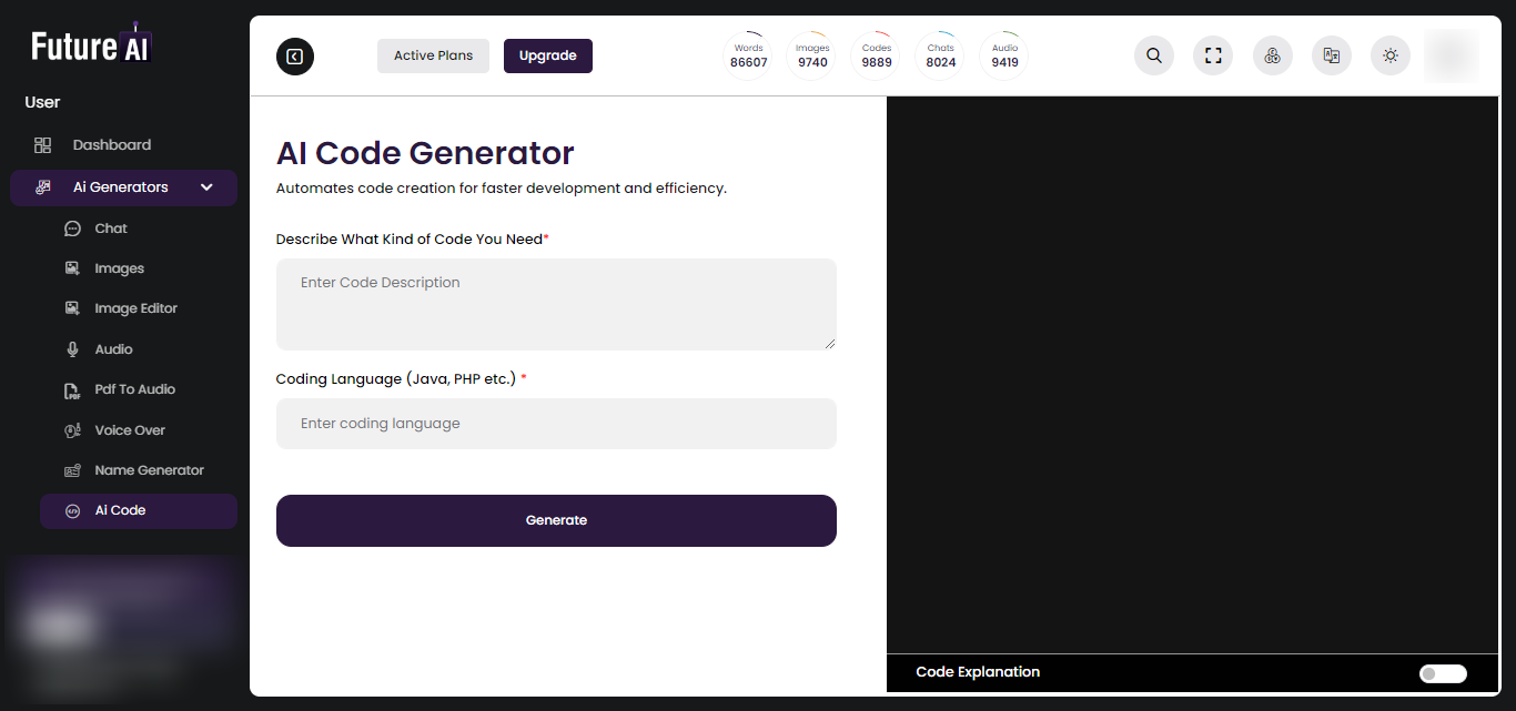 Future Ai - OpenAI Content, Image, Chat, Code Generator as SaaS by media-city