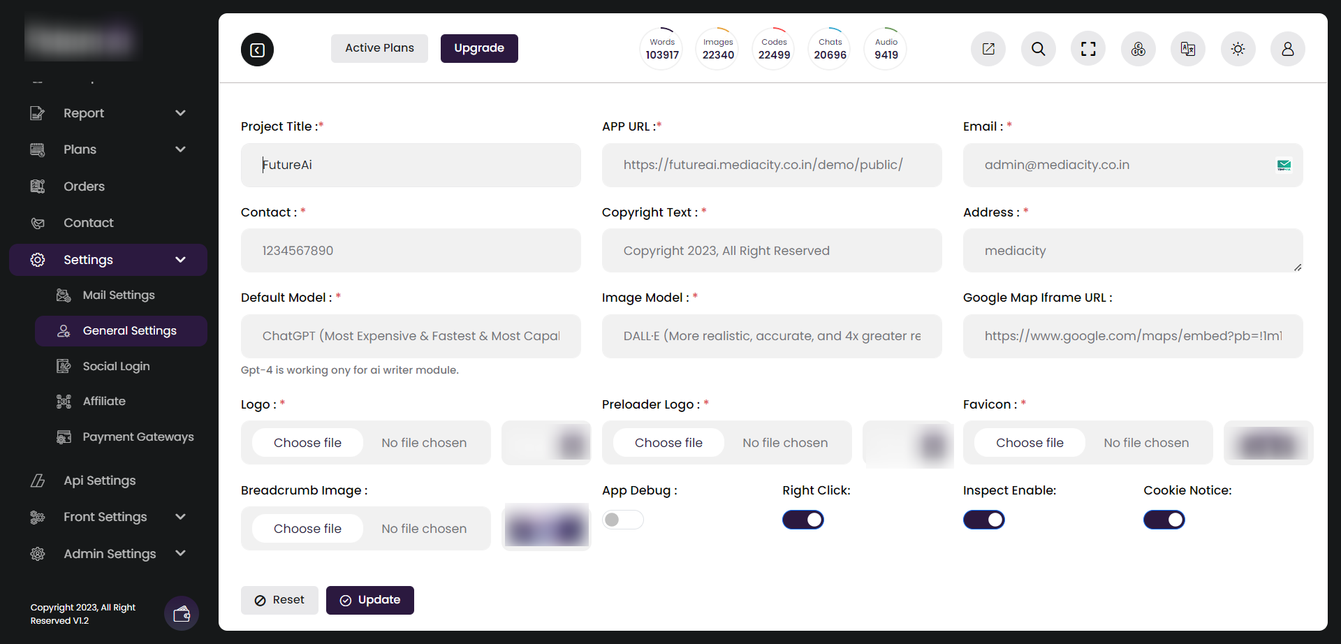 Future Ai - OpenAI Content, Image, Chat, Code Generator as SaaS by media-city